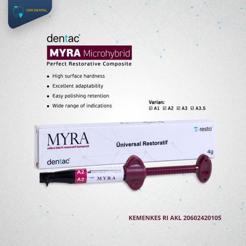Promo Composit MICRO hybride UNIVERSAL LIGHT CURE DENTAC myra composite - A3 - Jakarta Selatan ...