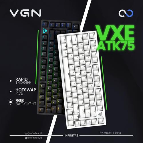 Jual VGN VXE ATK75 / ATK-75 Hall Effect 65% Alu Keyboard Rapid Trigger ...