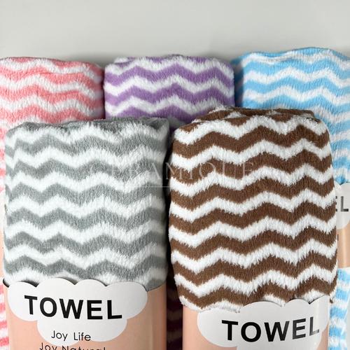Jual CERAMIQUE | Handuk zigzag - handuk dewasa - handuk microfiber ...