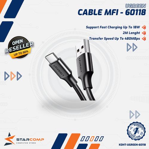 Jual UGREEN Kabel Data Type C 2m USB 2.0 60118 - Kab. Banyumas ...