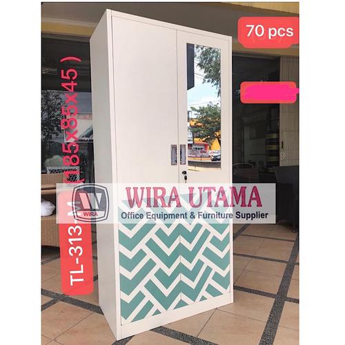 Jual Lemari Pakaian Besi 2 Pintu / Lamari Pakaian Besi 2 Pintu Plat MEDAN - Kota Medan - Wira ...