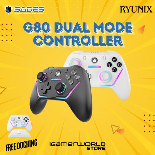Promo Sades Ryunix G80 Gamepad Hall Effect Dual Mode Gaming Controller - Putih - Kota Bekasi ...