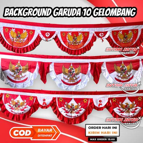Jual Background Garuda Merah Putih Sultan Panjang 8,5 Meter ...