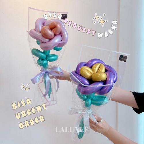 Jual Bunga Balon Wisuda Anak - Korean Flower Balloon Twist - Buket ...