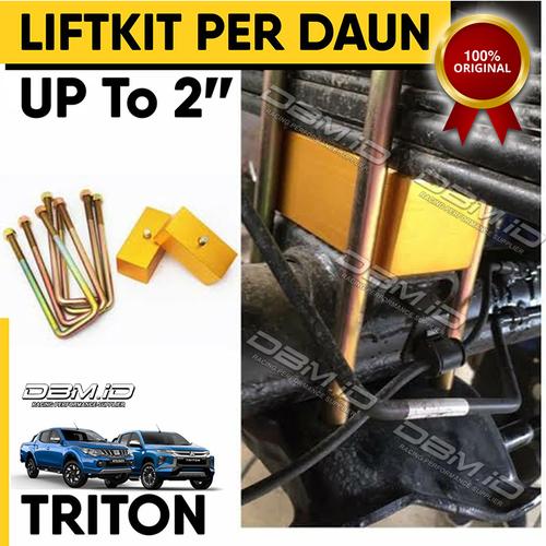 Promo Lift kit Peninggi per daun belakang 2 inch Solid Block Triton ...