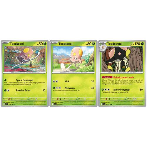 Jual Pokemon TCG Indonesia - Toedscool, Toedscruel sv4s Pertemuan ...