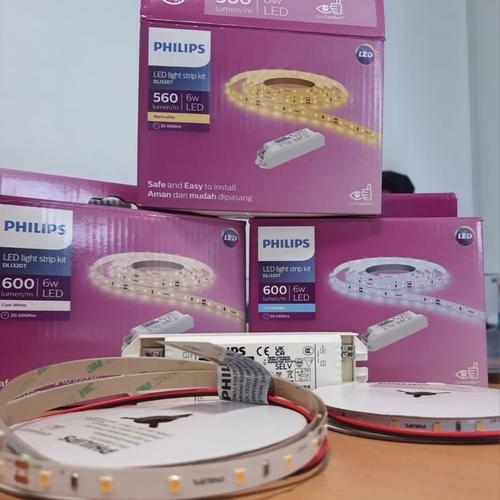 Jual Lampu PHILIPS LED Strip Kit +Trafo DLI320T 5 Meter 6 8 12 Watt 24V ...