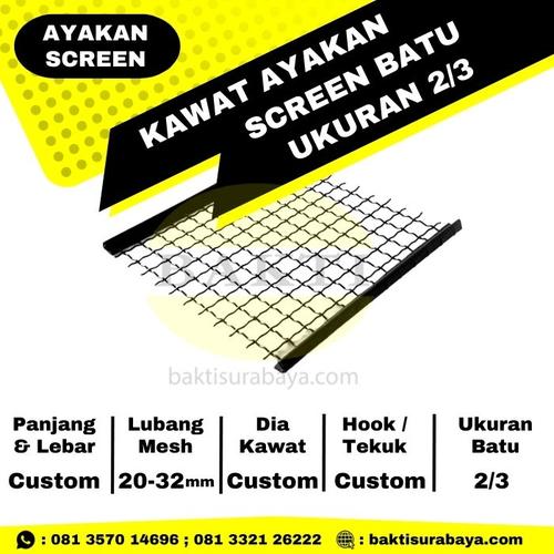 Jual Kawat Wiremesh Ayakan Screen Mesh Batu Dan Pasir Ukuran 2/3 - Kota ...