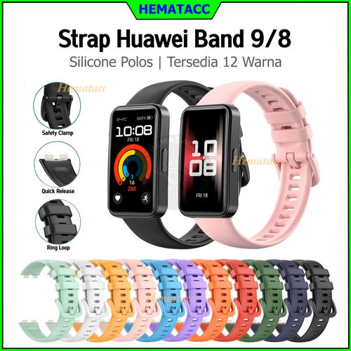 Jual Strap Huawei Band 9 Polos Silicone Tali Huawei Band 9 Strip ...