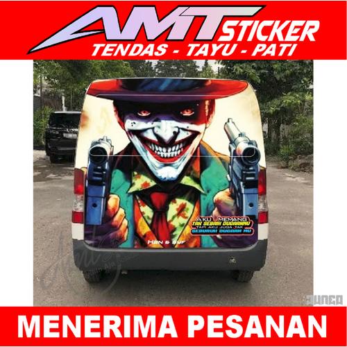 Jual Stiker Decal + Pintu Belakang Blind Van + Bebas Custom Desain ...