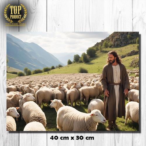 Jual Poster Religi Kristen Jesus (30x40cm) Pajangan Ruangan Dinding ...
