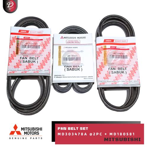 Jual FAN BELT VANBELT TALI KIPAS L300 DIESEL 2.5 SET 3 PC ASLI ORIGINAL - Jakarta Utara - DARMA ...