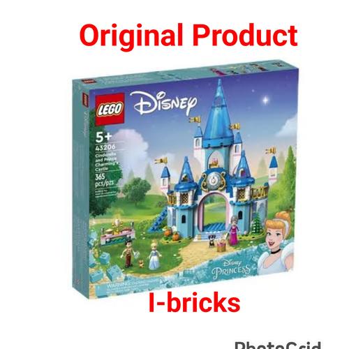 Promo LEGO Disney Princess 43206 Cinderella and Prince Charming Castle ...