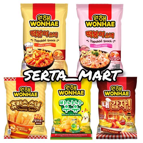 Jual Wonhae Topokki Snack 80gr - Toppoki Snack Sweet Spicy / Creamy ...