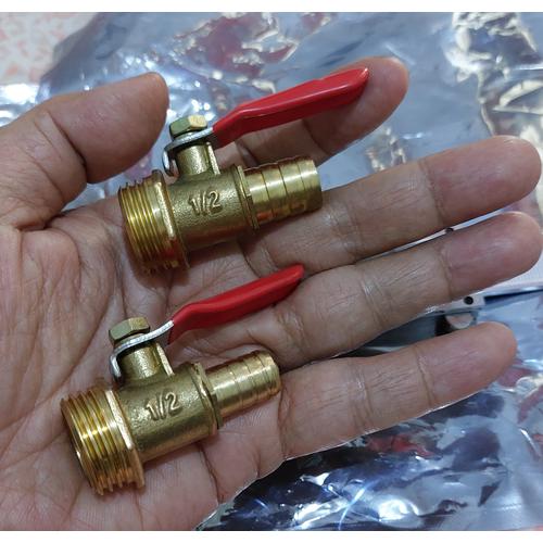 Jual Ball Valve Kuningan 1/2" (inch) Stop kran angin air dll - Kota ...
