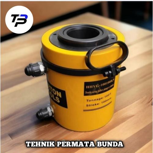 Jual Double 100T 100mm Hollow Plunger Stroke Hydraulic Cylinder BARTON - Jakarta Barat - TEHNIK ...