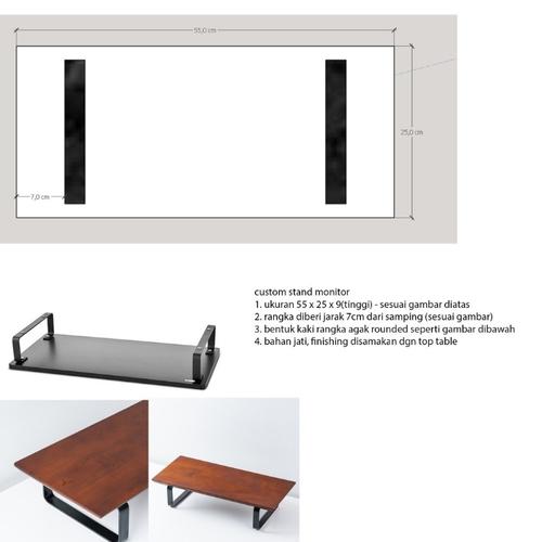 Jual toptable + stand meja komputer - Kota Tangerang Selatan - CV. KAYU ...