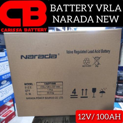 Jual battery vrla narada 12v 100ah original baru bergaransi, plts - Jakarta Selatan - CHSS ...