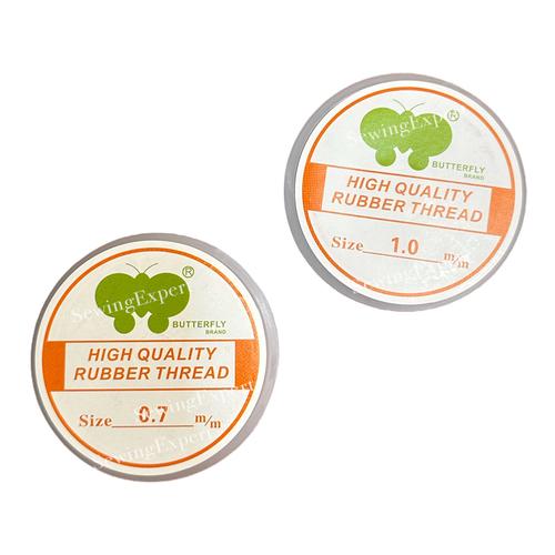 Jual Senar Karet Korea Crystal Tec Bening Roll / Karet Gelang Putih - 1 ...