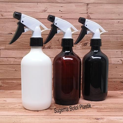 Jual Botol Spray Trigger 500ml Mada Kispray 500 ml Tutup Putih Hitam - Botol Coklat - Kota Depok ...