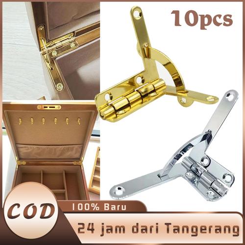 Jual Isi 10 Engsel L Mini Siku Sudut Engsel Kuadran Kotak Perhiasan ...