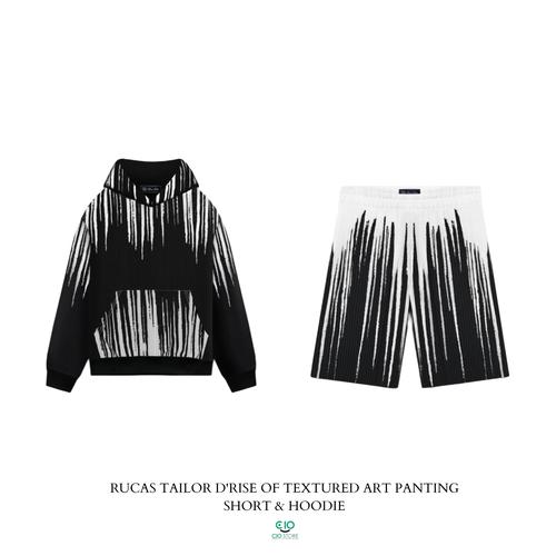 Jual Rucas Tailor D Rise Of Textured Art Panting Hoodie & Short ...
