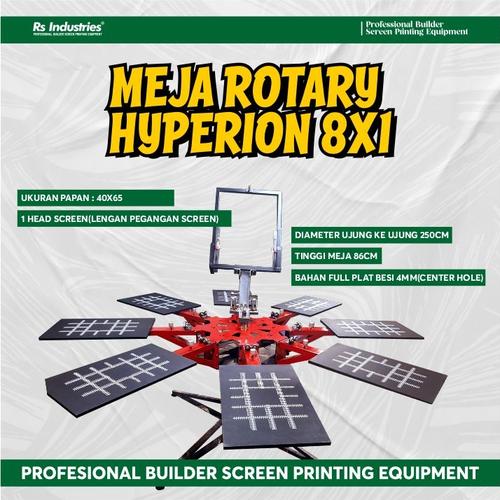 Jual MEJA SABLON ROTARY HYPERION 8x1 - Kab. Karanganyar ...