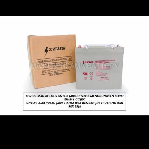 Jual Aki Solar Panel Vrla Gel 12v 50ah Zeus Battery Aki Deep Cycle ...