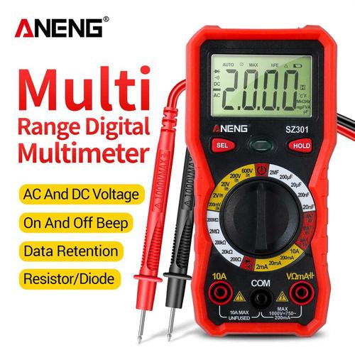 Jual Digital Multimeter Multitester Voltage Tester with Pen Holder ...