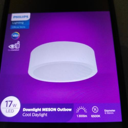 Promo Lampu Downlight/Light Panel LED Meson 17w OB/OutBow Philips ...