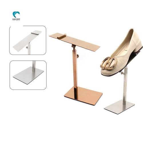 Jual Rak Display Sepatu Stainless Steel / Premium Shoe Display Stand ...