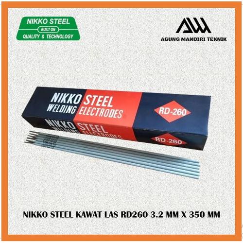 Jual NIKKO STEEL Kawal Las RD260 3.2 mm 5KG Welding Electrode 3.2 mm ...