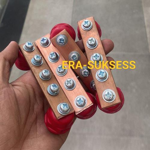 Jual busbar tembaga import 4mm x 25mm x 100mm nol arde tembaga murni ...