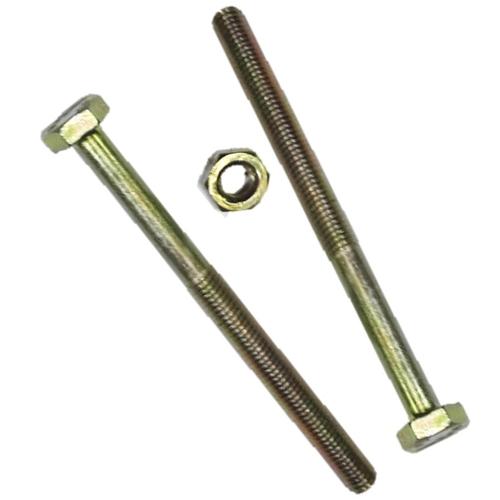 Jual BMK M8X100 Kunci 12 Baut Mur Kuning M8 X 100 Besi Hex Bolt Nut ...