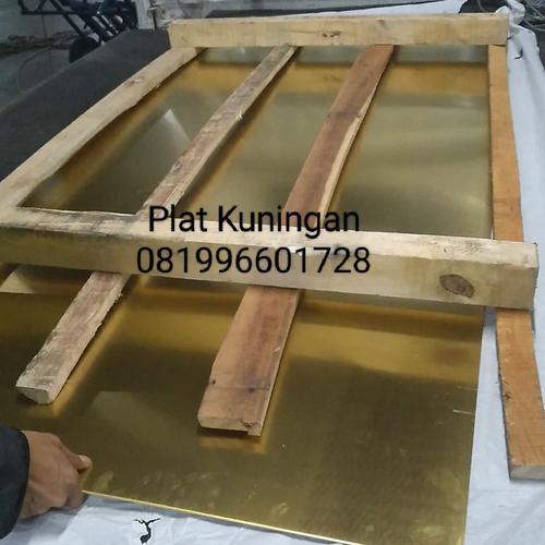 Jual Kuningan plat/Kuningan lembaran tebel 2mm x 100cm x 100cm ...