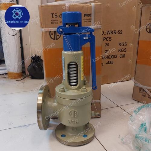 Jual Safety Valve WCB Flange PN16 DN50 X DN65 / 2" inch x 2 1/2" inch ...