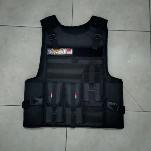 Jual Rompi Tactical Bodyvest Anti Angin Hitam Custom Logo Damkar - Kota ...
