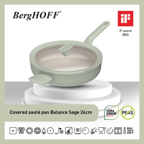 Promo Berghoff Leo Covered Sauté Pan Balance Sage 26cm / Panci Pot ...
