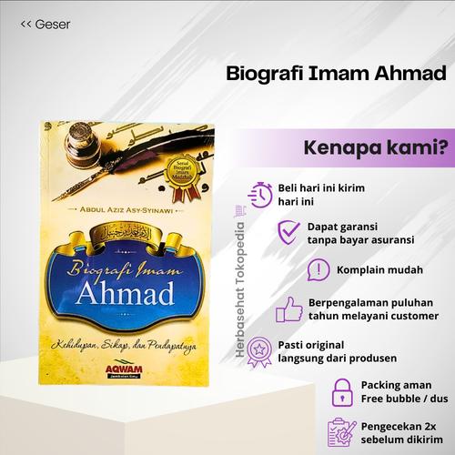 Jual Buku Biografi Imam Ahmad bin hanbal aqwam | Buku bacaan agama ...