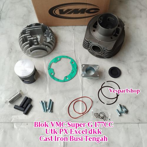 Jual Blok VMC super G 177 cc TRAVASI Cast IRON busi tengah - Jakarta ...