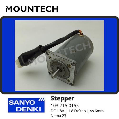 Jual SANYO DENKI StepSyn 103-715-0155 | Stepper Motor Nema 23 As 6mm 1.8 A - Kota Cimahi ...
