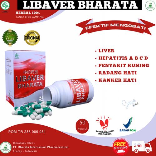 Jual Obat Liver Hepatitis Penyakit Kuning Radang Hati Libaver Bharata ...