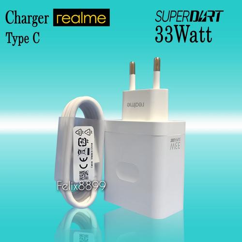 Jual Charger Casan Realme C53 C55 Nfc Original 33W Super Dart USB Type ...