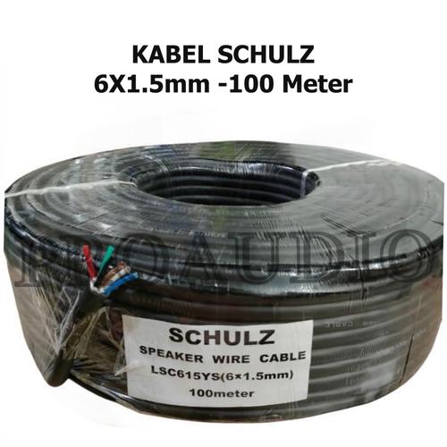 Jual Kabel Speaker Audio Isi 6 Schulz 6X1.5mm Panjang 50 Meter Kabel ...