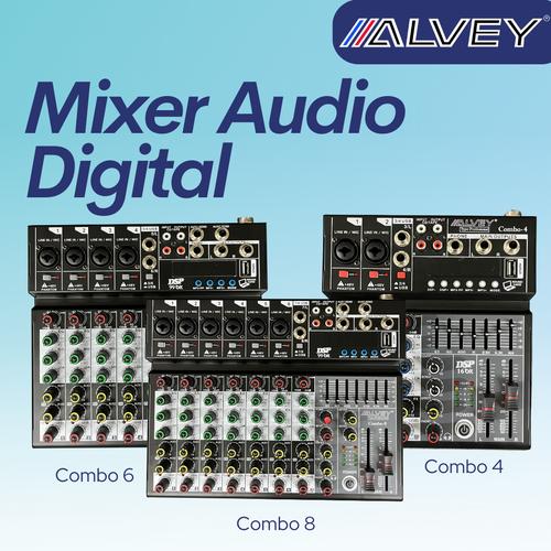 Jual ALVEY Mixer Audio Digital Multi Effect Reverb Original Mixer 4 ...