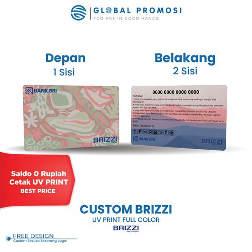 Jual Brizzi BRI eToll Custom Cetak Uv Print 1 sisi &2 sisi - Brizzi ...