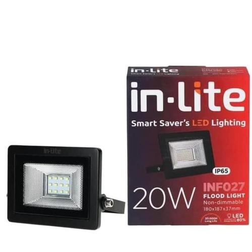Jual INLITE kap lampu sorot led / Lampu flood light 20W INF027 ...