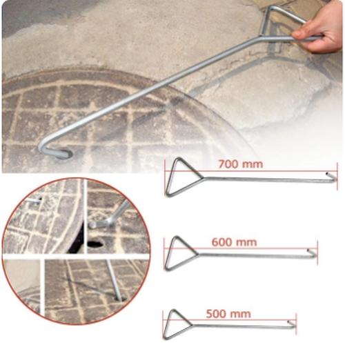Jual 50/60/70cm Carbon Steel Manhole Sewer Cover Hook Clasp Original ...