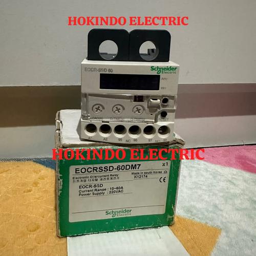 Jual SCHNEIDER EOCR-SSD 60 ELECTRONIC OVER CURRENT RELAY 220V EOCRSSD-60DM7 - Jakarta Pusat ...