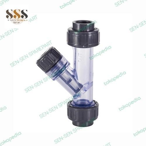Jual Y strainer PVC Transparan 2" inch JIS 10K socket - Jakarta Barat ...
